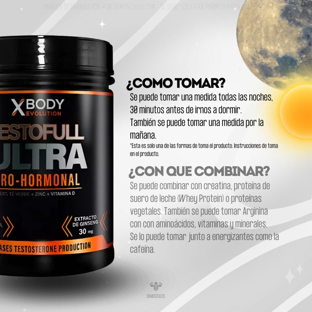 Testofull Ultra | 300 grs | Pro Hormonal | DeMusculos.com