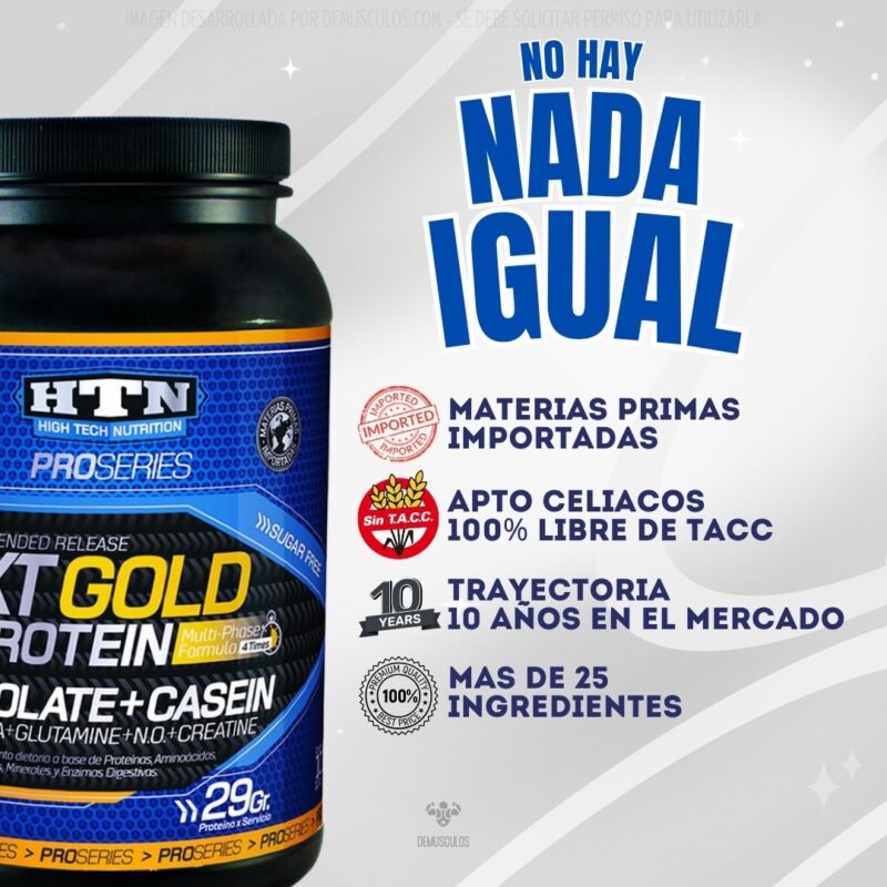 Xt Gold de HTN | Proteína | Rendimiento | Masa | DeMusculos.com