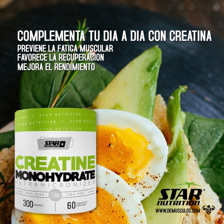 Creatina 300 Star Nutrition | Rendimiento | Masa | DeMusculos.com