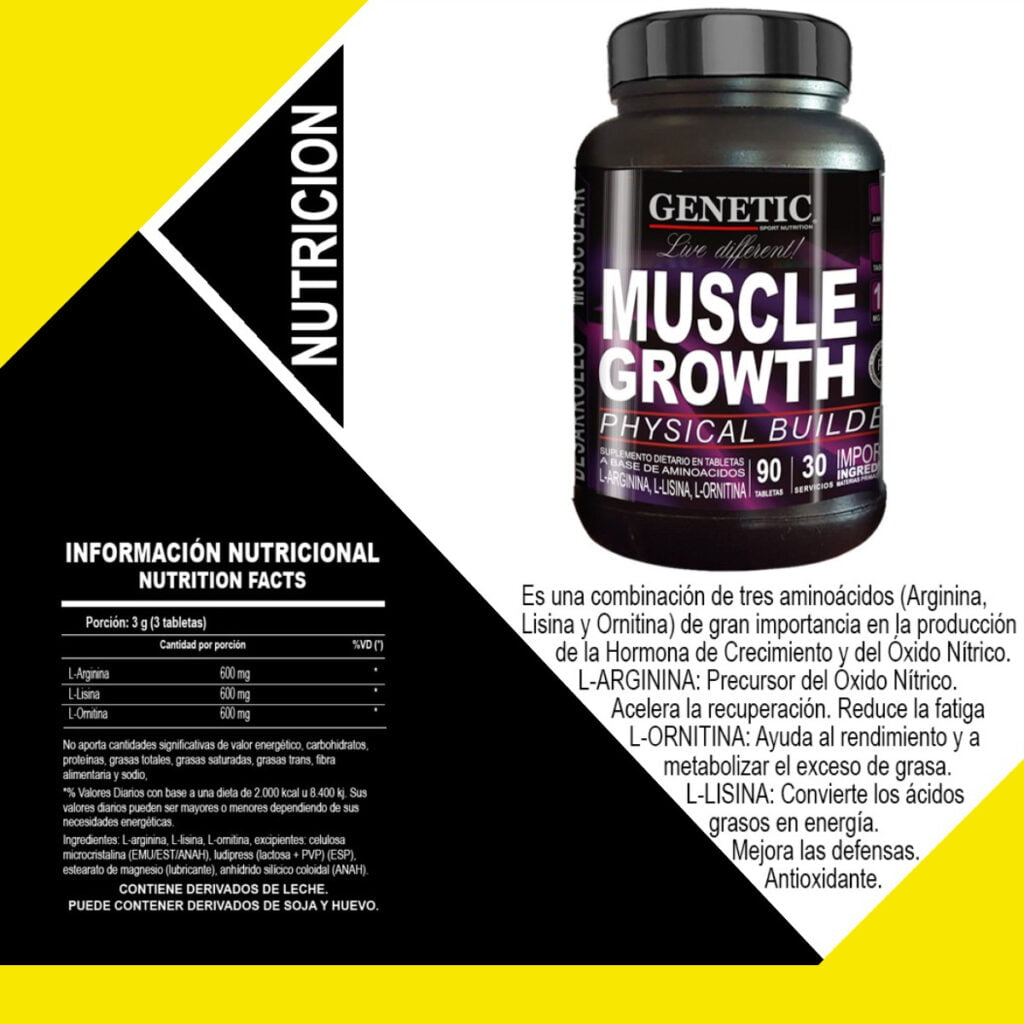 Muscle Growth | x90 | Genetic Sport | Masa Muscular