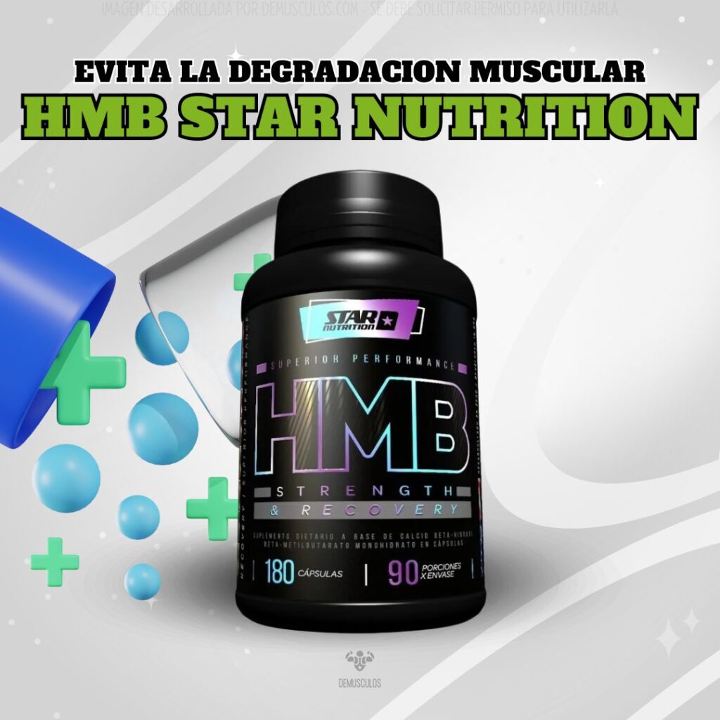 HMB | 180 cápsulas | Star Nutrition | DeMusculos.com