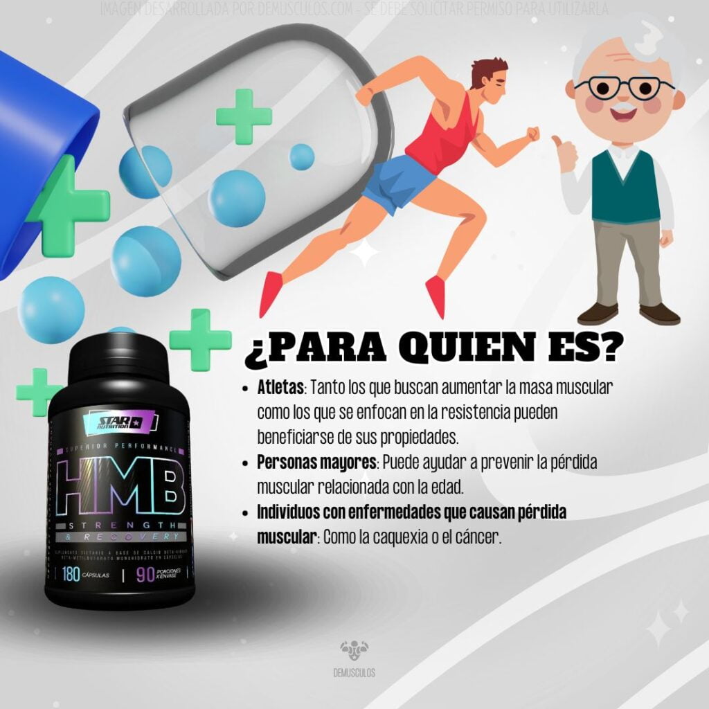 HMB | 180 cápsulas | Star Nutrition | DeMusculos.com