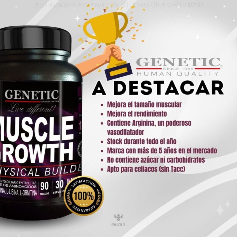 Muscle Growth | x90 | Genetic Sport | Masa Muscular