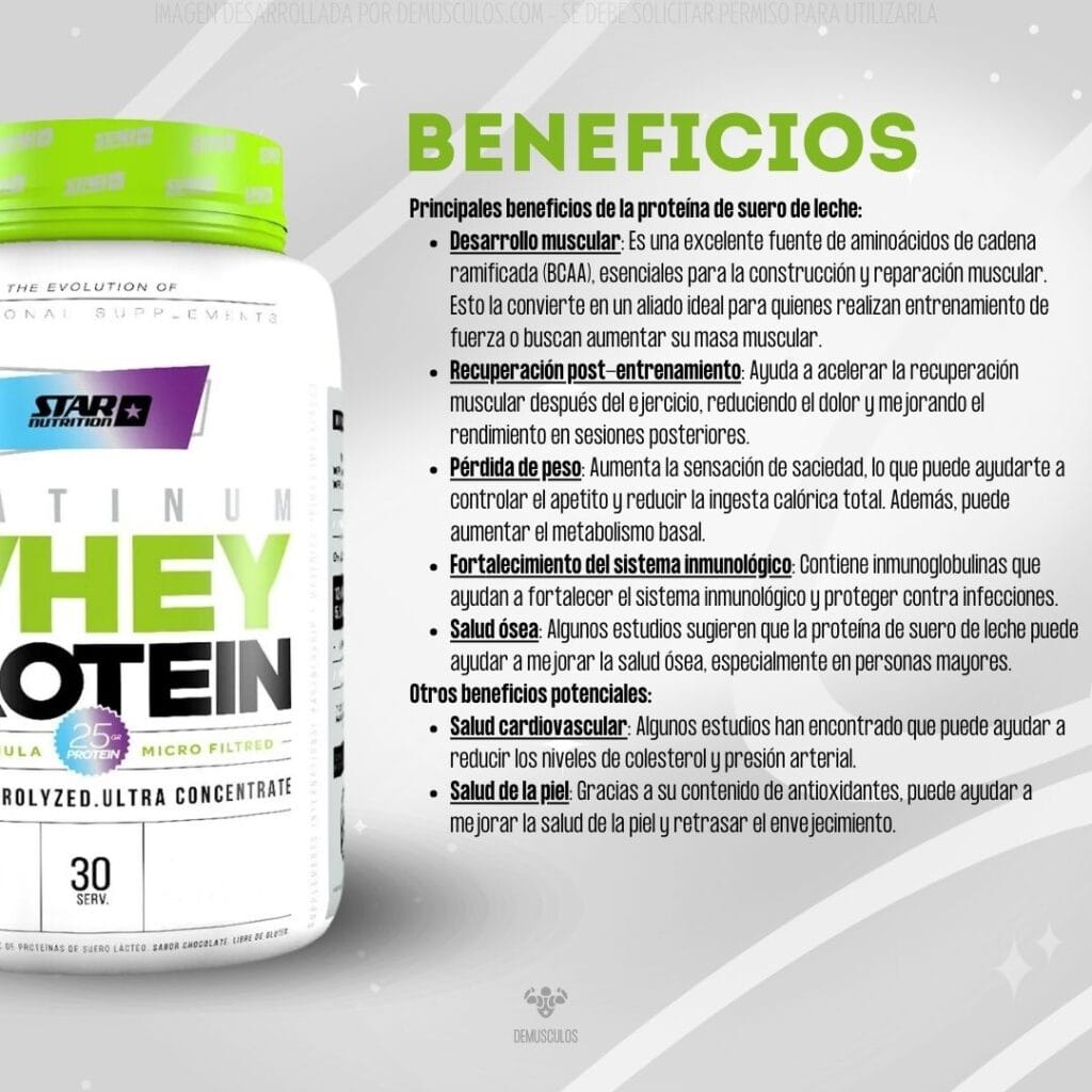 Platinum Whey Protein | 2 Lbs | Proteína | Star Nutrition