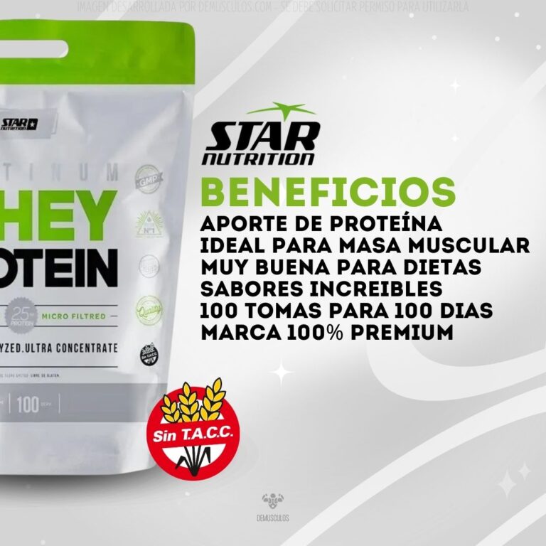 Platinum Whey 3 kg | Proteína | Star Nutrition | DeMusculos.com