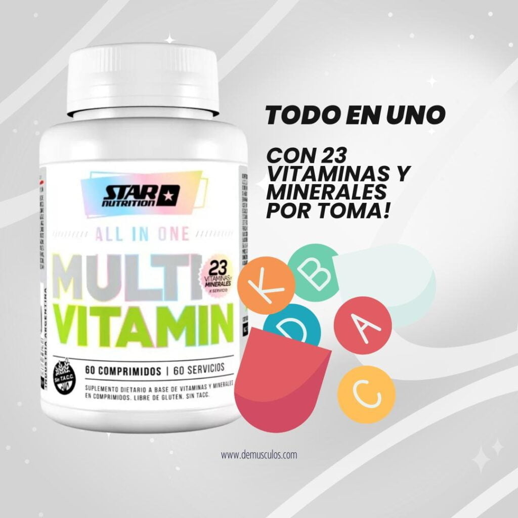 Multi Vitamin Star Nutrition | All In One | DeMusculos.com