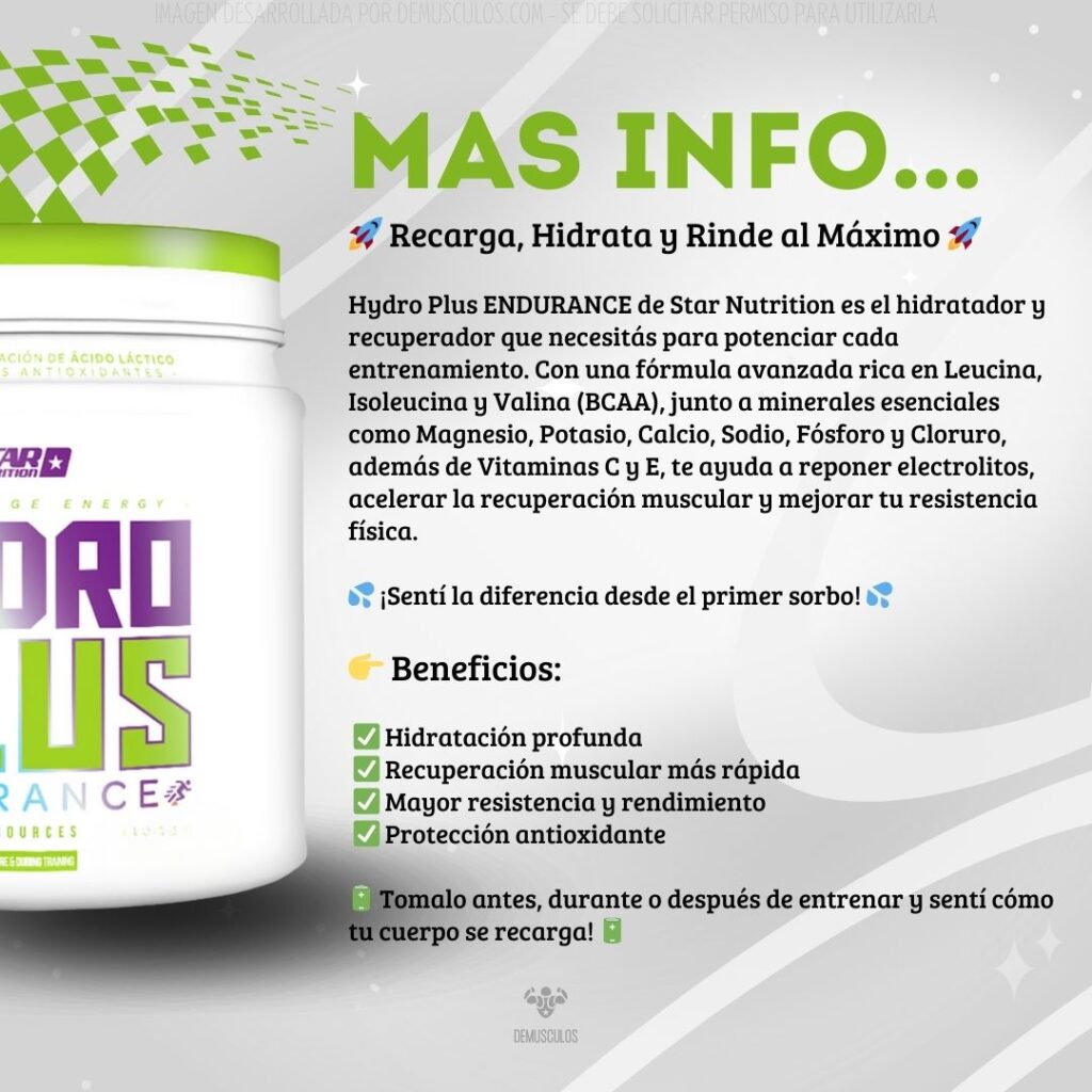 Hydro Plus Endurance | 700 grs | Star Nutrition | Hidratación