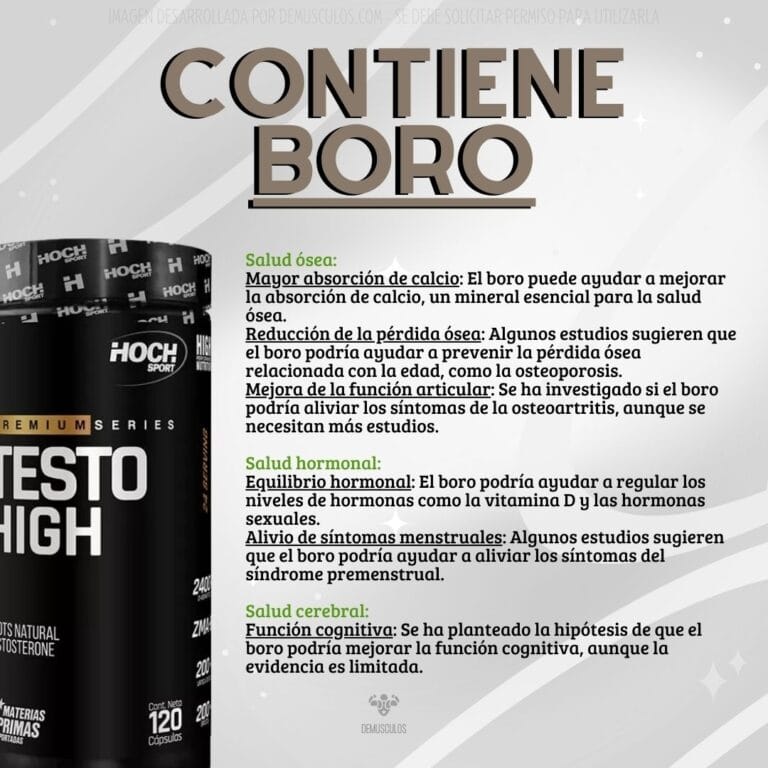 Testo High | 120 cápsulas | Hoch Sport | Zinc | Magnesio