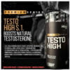 Testo High | 120 cápsulas | Hoch Sport | Zinc | Magnesio