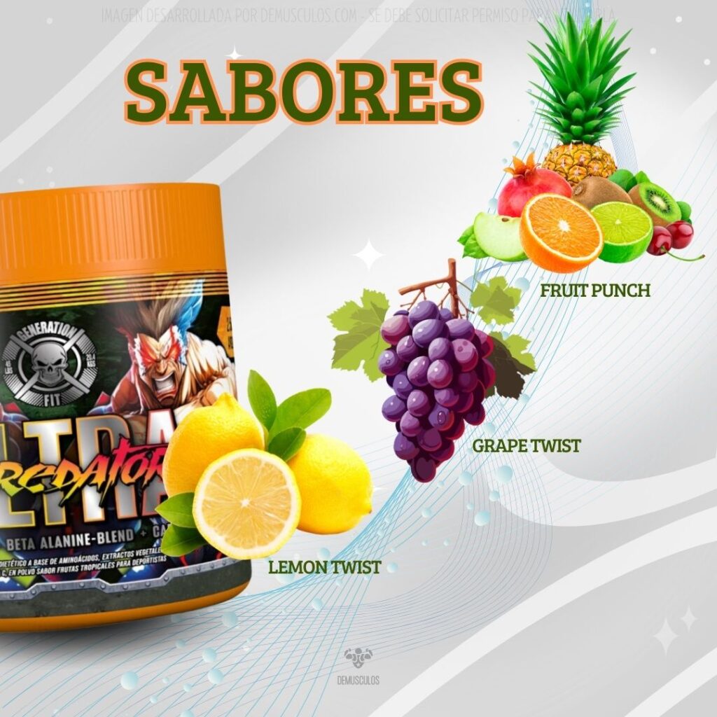 Pre Entreno Ultra Predator | 300 grs | Con Cafeína | DeMusculos