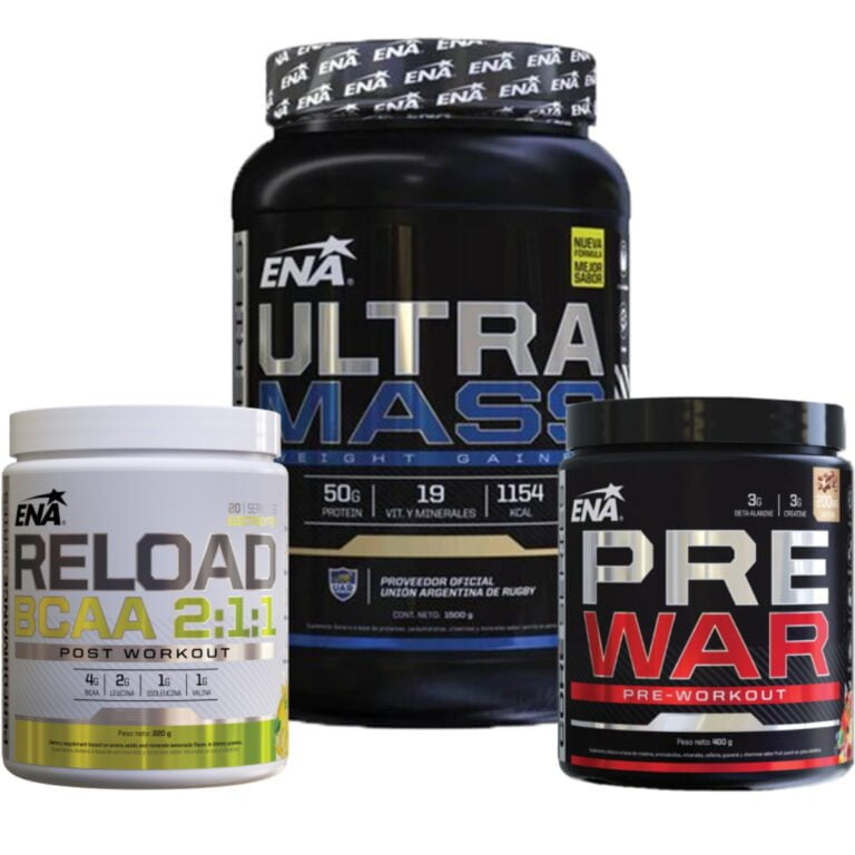 Ultra Mass 1.5 kg + Pre War + Reload (Combo Ena Sport) | DeMusculos